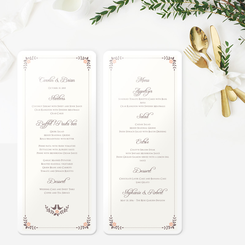 Plastic Menus | Custom Shape Menu | Design & Print Online ...