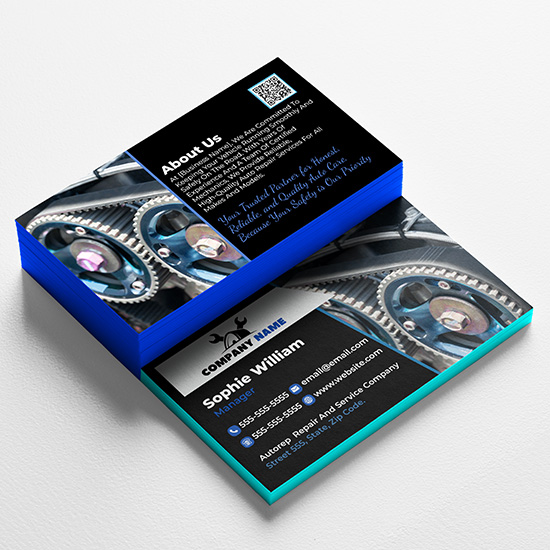 Auto Mechanic & Repair Business Cards