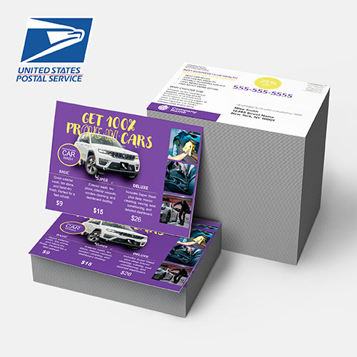 Automotive Detailing & Car Wash Postcards | Postcard Marketing