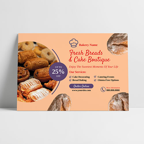 Bakery Postcards | Postcard Marketing