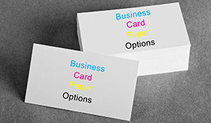 Business Card Paper Options