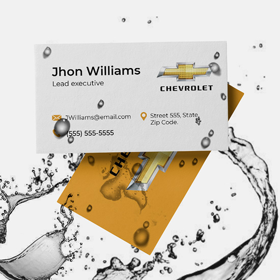 Chevrolet Dealership Business Cardse