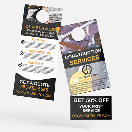 Construction/Contractor Door Hangers | Construction/Contractor Marketing