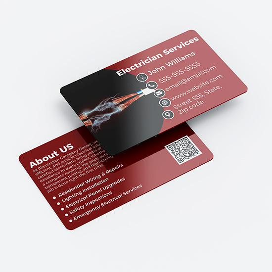 Electrician Business Cards Template