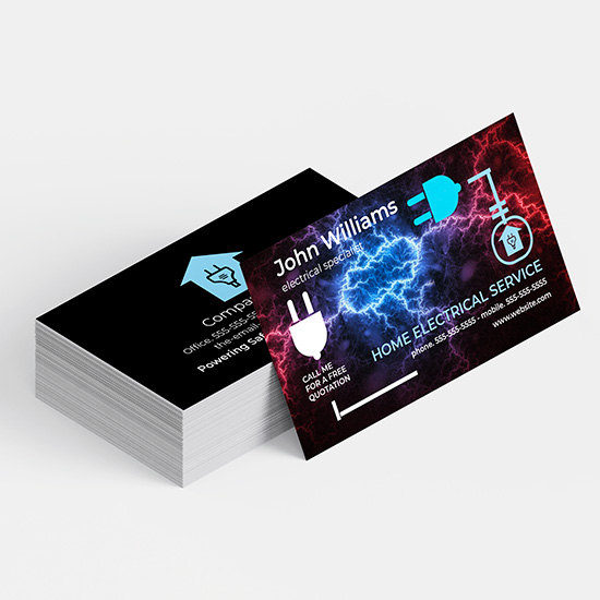 Electrical Goods Business Cards