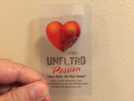 Plastic Business Card Design Gallery