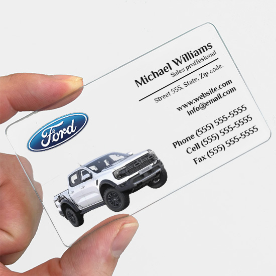 Ford Dealership Business Cards