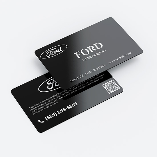 Ford Dealership Business Cards