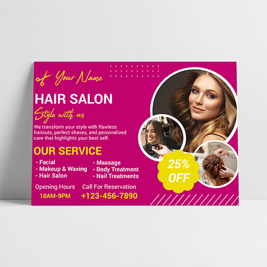 Hair Salon Postcards | Postcard Print Marketing