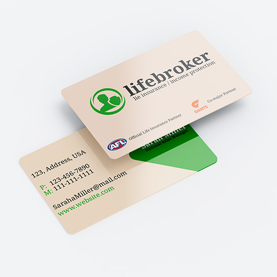 Life Insurance Business Cards