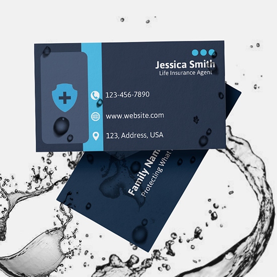 Life Insurance Business Cards