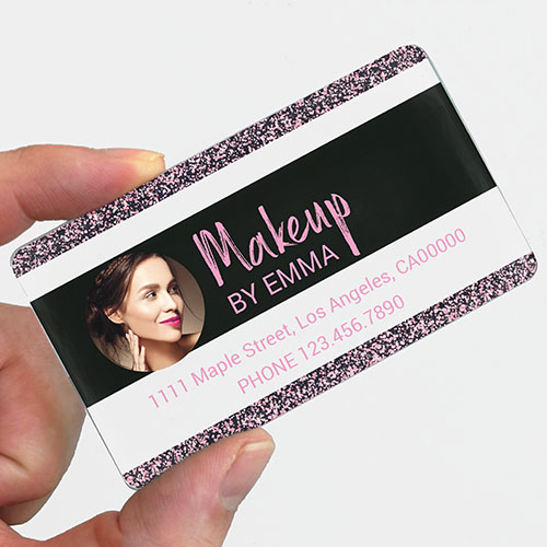 business cards for makeup artist