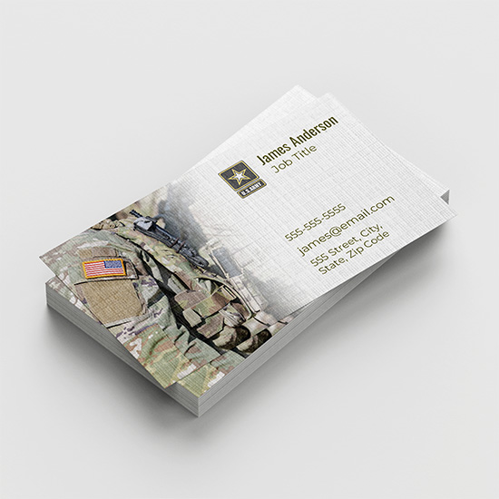Military Business Cards