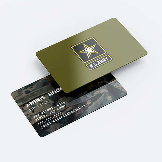 Military Business Cards