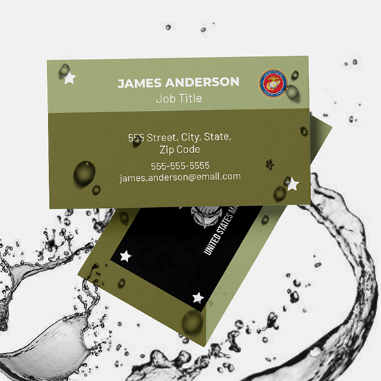 Military Business Cards