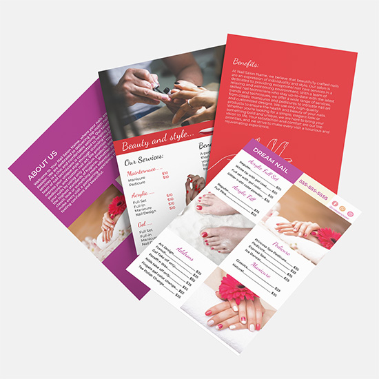 Nail Salon Postcards | Postcard Print Marketing