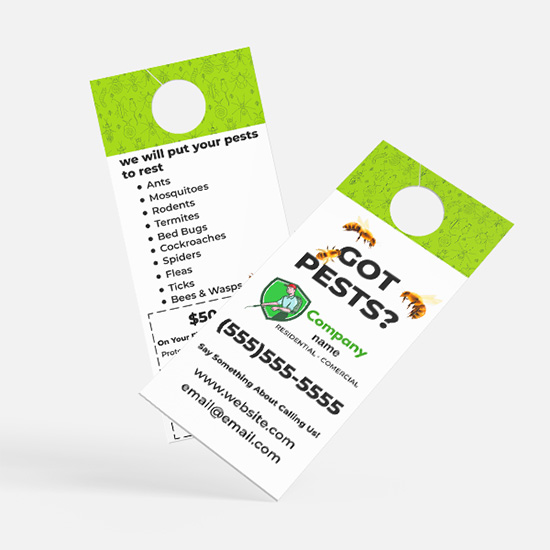 Pest Control Door Hangers | Pest Control Print Marketing