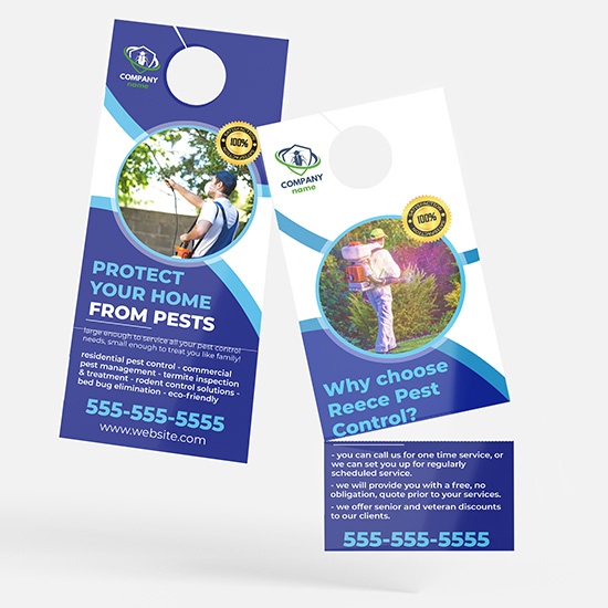 Pest Control Door Hangers | Pest Control Print Marketing