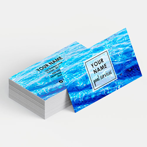 Pools Cleaning Business Cards