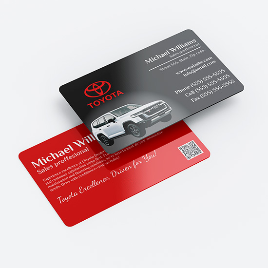 Toyota Dealerships Business Cards