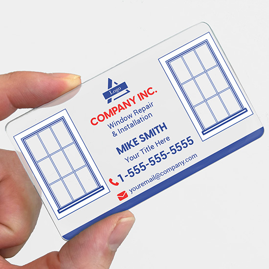 Window & Glass Business Cards