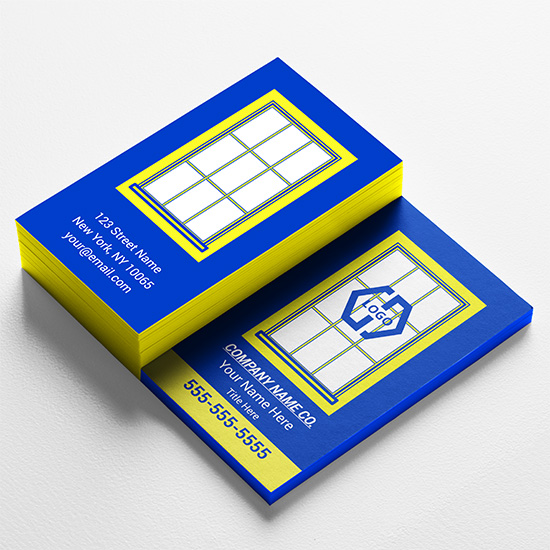 Window & Glass Business Cards