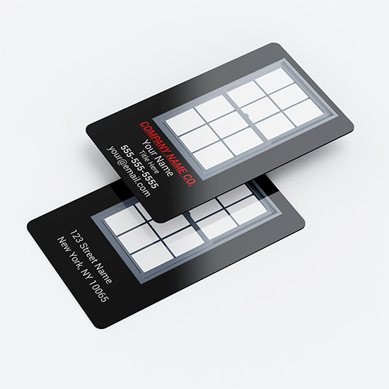 Window & Glass Business Cards