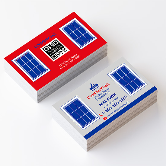 Window & Glass Business Cards