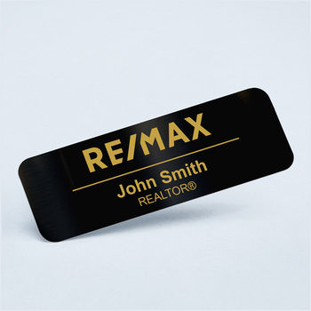 Metal Engraved Name Tags for RE/MAX Real Estate Company