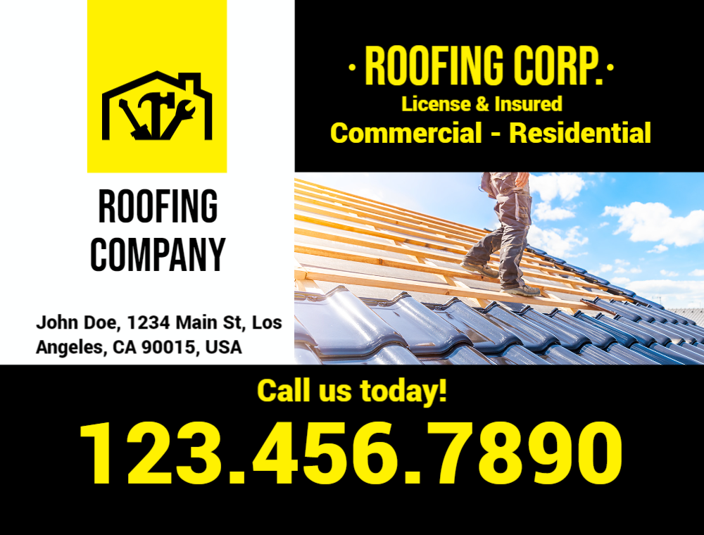 Car & Van Magnets for Roofing Companies | Roofing Designs | Car Magnets ...