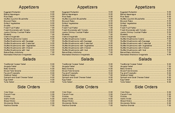 Free 11 X 17 Custom Menu Designs