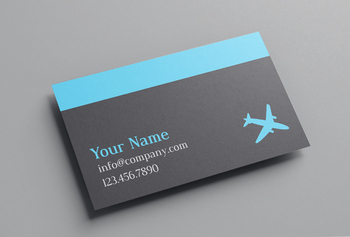 Aviation Business Cards | Free Template Designs | Custom Printing