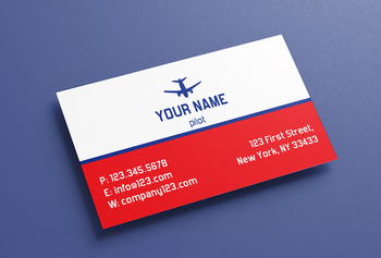 Aviation Business Cards | Free Template Designs | Custom Printing