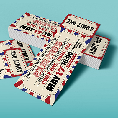 Tear Off Cards|Event Tickets|Design & Print Online | 1800businesscards