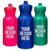 Water Bottles with Push Cap | Design & Print Bottles Online| PrintStop
