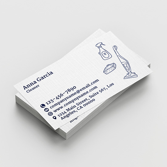 Linen Business Cards | Recycled Material Business Cards
